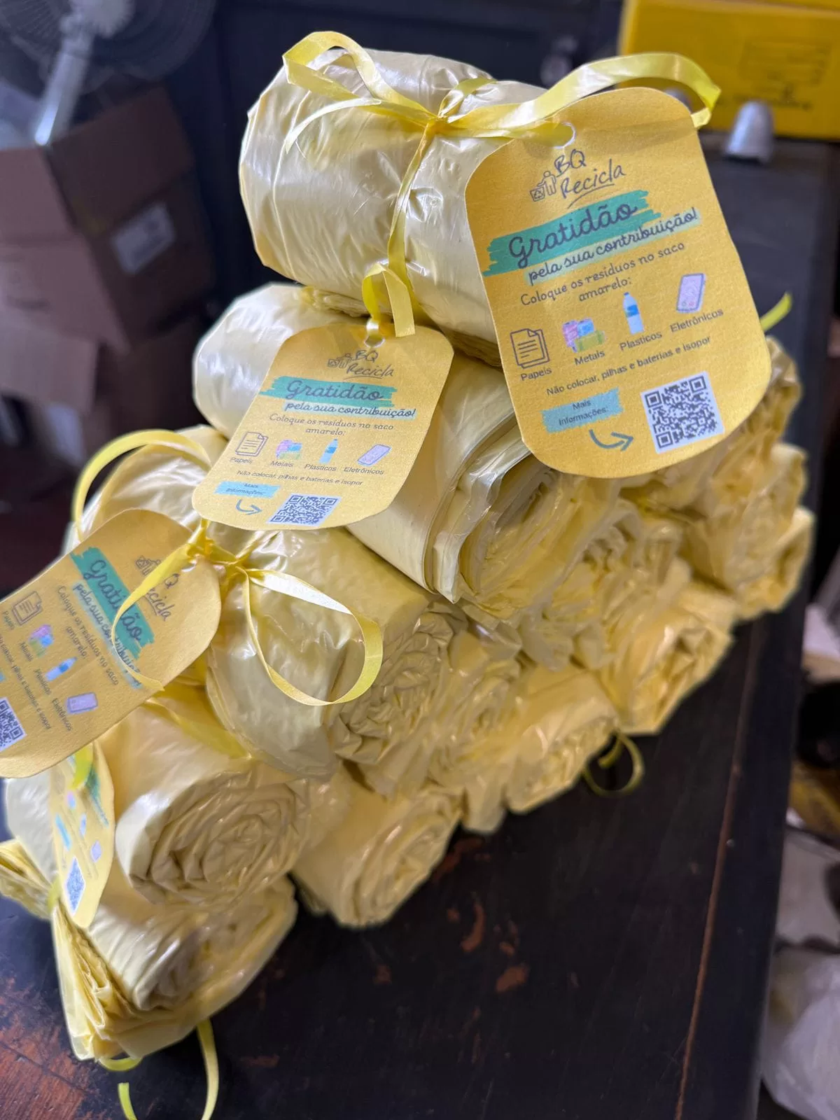Associação BQ Recicla lança projeto "Saco Amarelo" pela reciclagem e ...